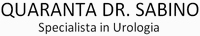 Specialista in urologia e andrologia Ponderano Biella - Quaranta dr. Sabino